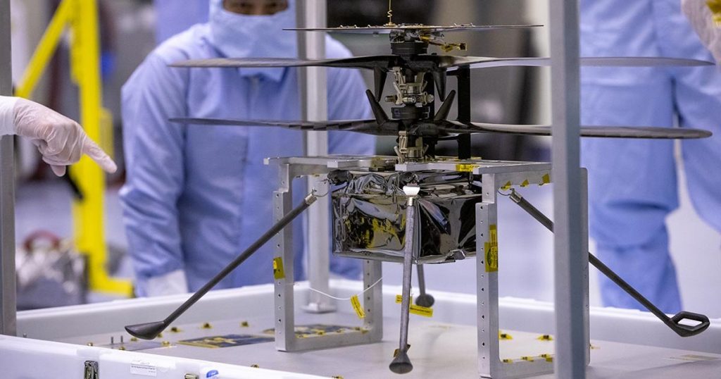 Solar Powered Helicopter Attached To Mars Rover - SolarQuotes Blog