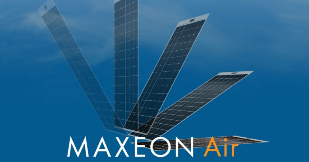Maxeon Air - Frameless, Lightweight Stick-On Solar Panels