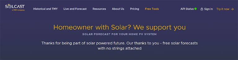 Solcast Update: Check Your Solar Panels' Performance For Free